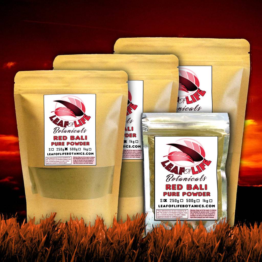 Red Bali Kratom - LEAF OF LIFE BOTANICALS